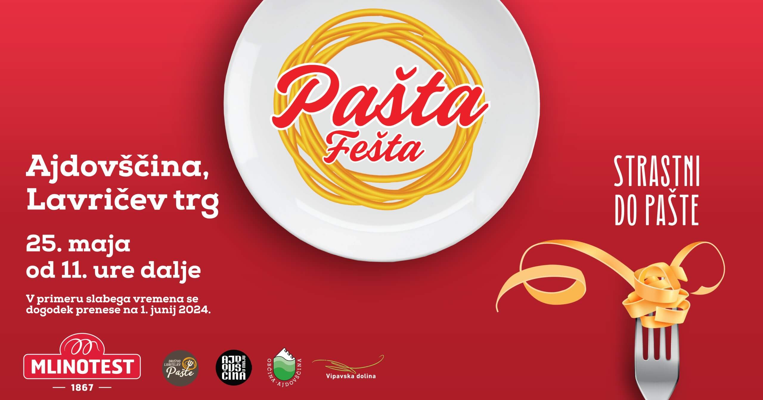 Pašta Fešta: bo letos skuhana tona testenin? - Mlinotest